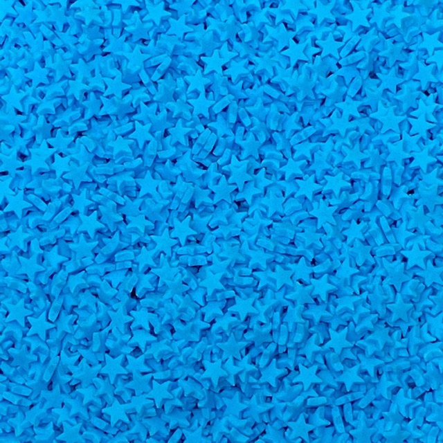 Blue Star 6mm sprinkles approx 4oz jar – Cake Connection