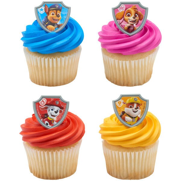 Paw Patrol™ Cupcake Rings – 12 Count | Official Licensed Cupcake ...
