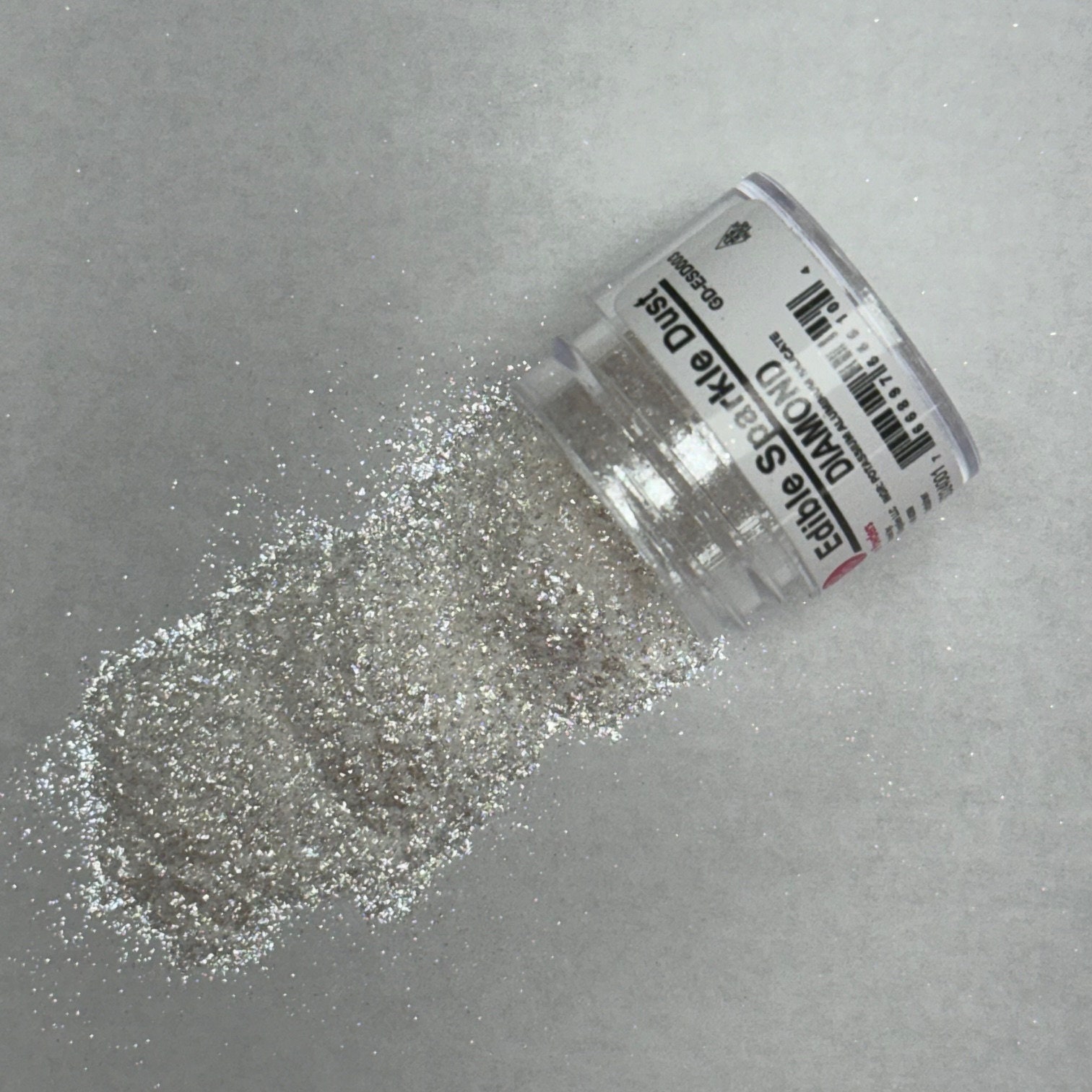 Edible Glitter Sparkle Dust 5g jar – DIAMOND – Cake Connection