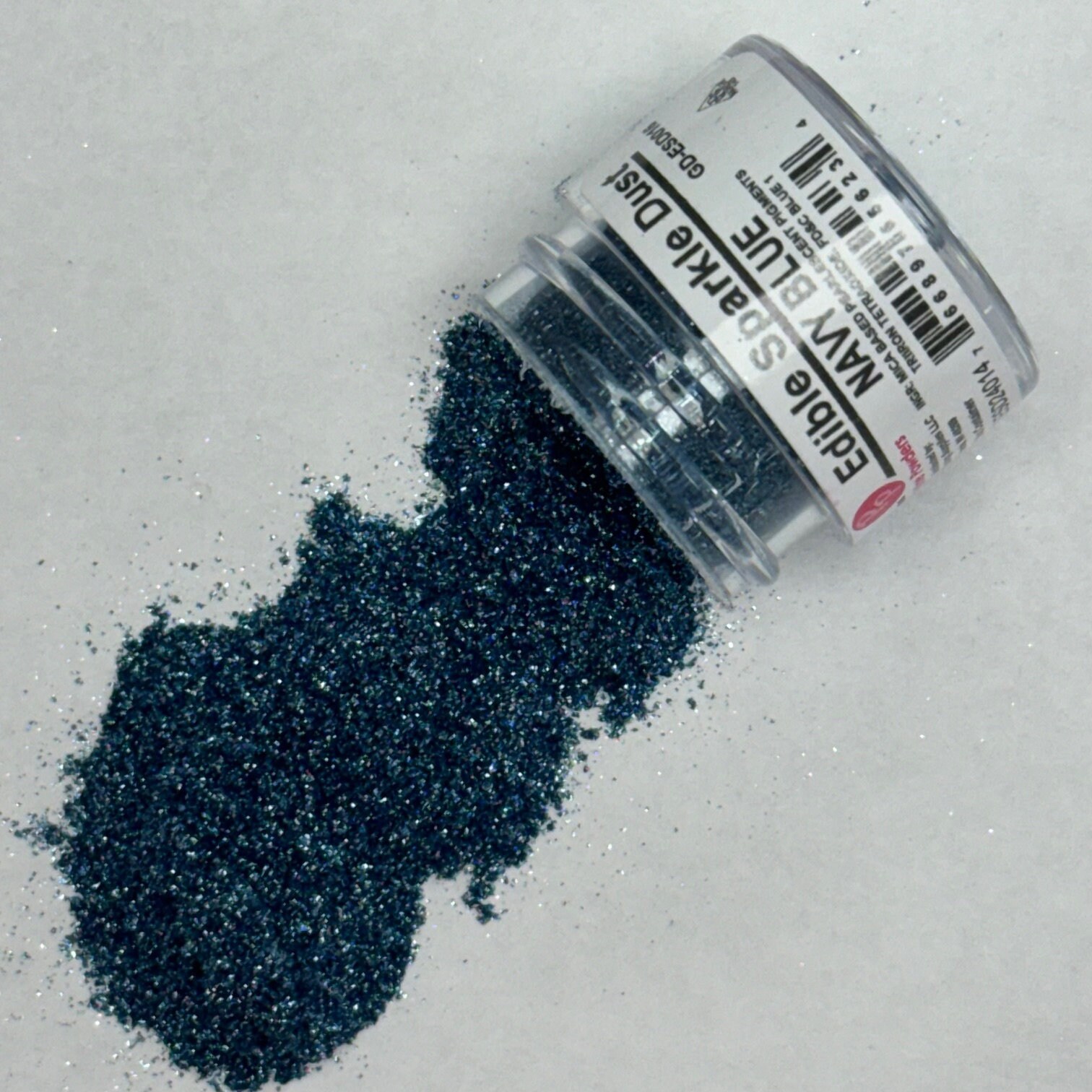 Edible Glitter Sparkle Dust 5g jar – NAVY BLUE – Cake Connection
