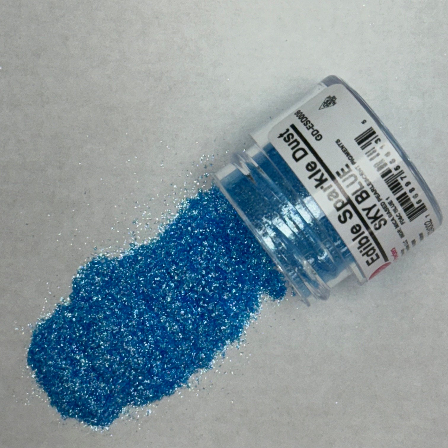 Edible Glitter Sparkle Dust 5g jar – SKY BLUE – Cake Connection
