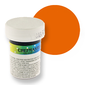 Chefmaster Gel Paste Food Color 1oz jar – Sunset Orange – Cake Connection